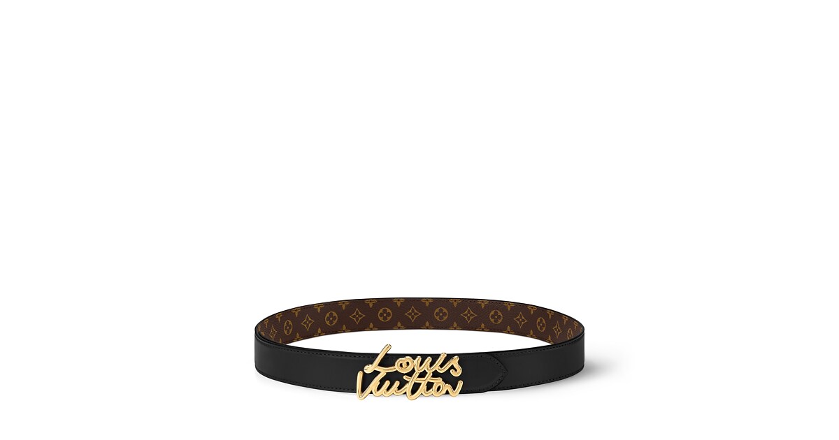 LV Script 30mm Belt - Accessories M4472V | LOUIS VUITTON